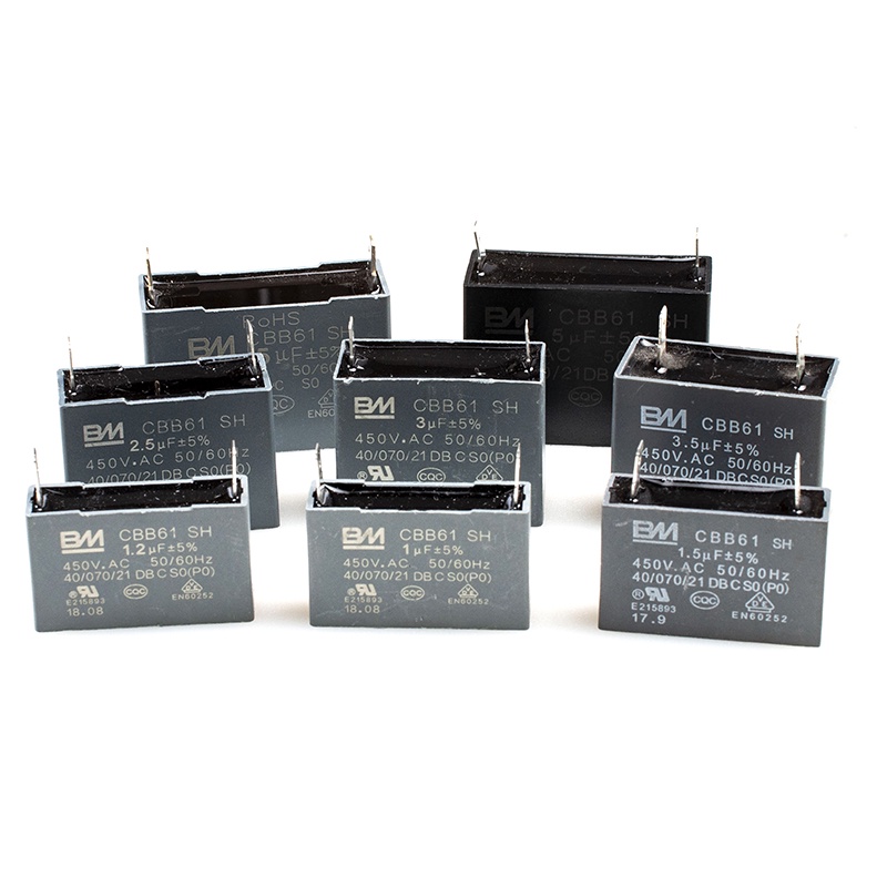 BM 0.5uF 450V AC 2-Terminal 2Pin CBB61 for Fan Motor Mini Split ...