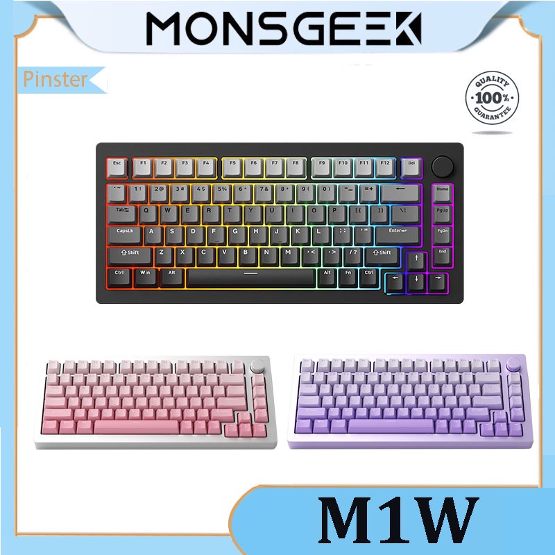 【Available in stock】AKKO MONSGEEK M1W three-mode mechanical keyboard ...
