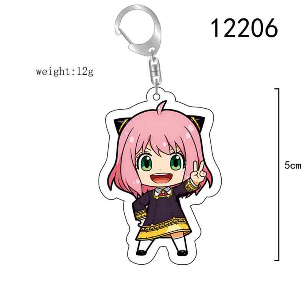 Japan Anime Spy X Family Keychain Cute Forger Anya Yor Loid Bond Barnes ...