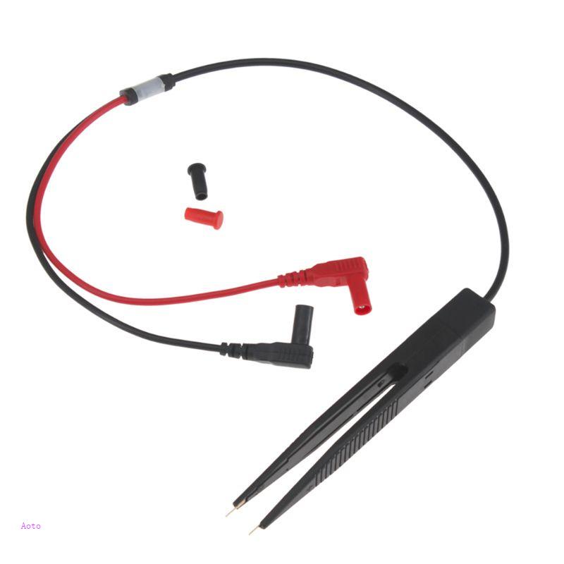 AOTO SMD SMT Chip Test Clip Lead Probe Multimeter Meter Tweezer for ...