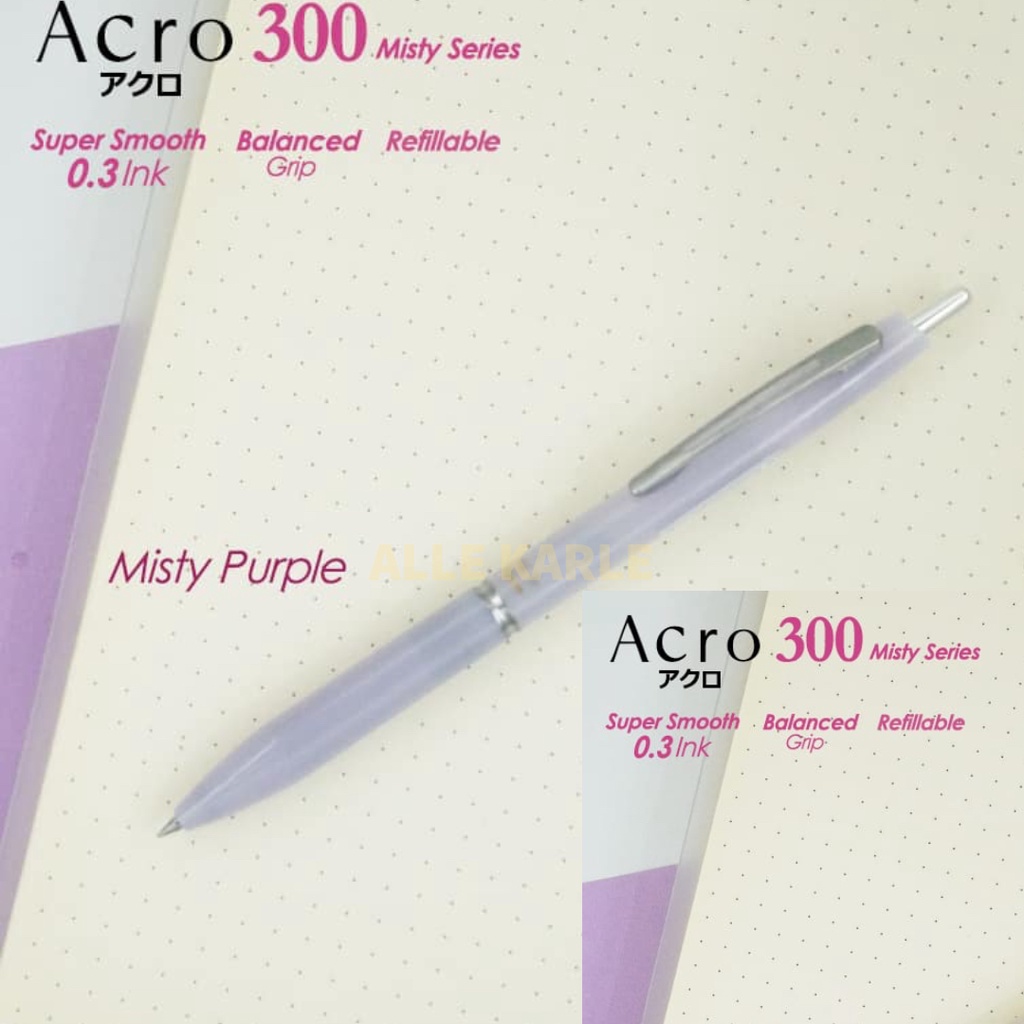 Pilot Acro 300 Micro Fine Ball Pen | Alle Karle | Shopee Philippines