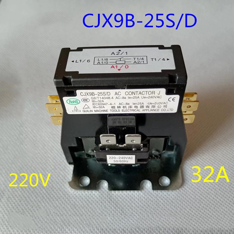 Gli 2P 3P Air Conditioner External Unit Compressor Relay AC Contactor ...