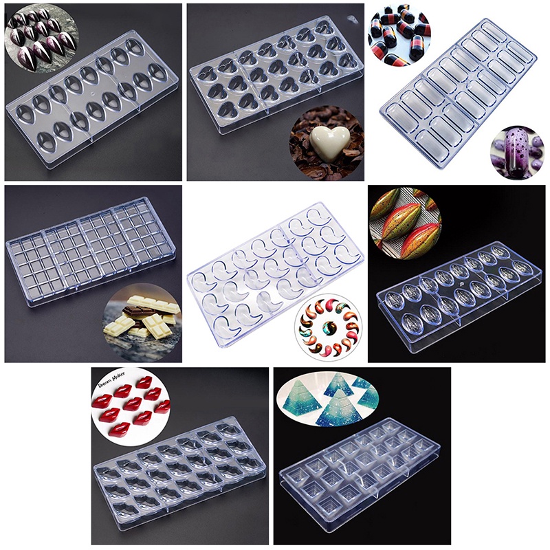 IGO 3D Chocolate Mold Polycarbonate Sphere Chocolate Tools Thick Cake ...