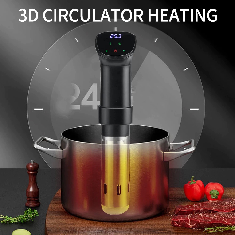 STS Sous Vide Cooker 1800W Waterproof LED Digital Display Slow Heater w ...