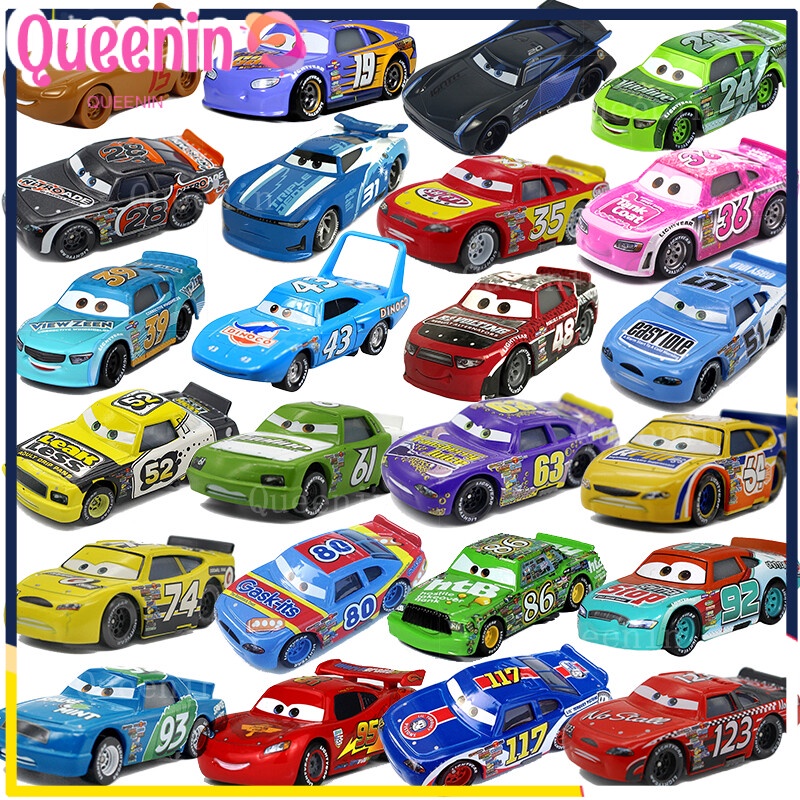 Disney Pixar Car Toys Police Mcqueen Piston Cup Racer Lightning Dinoco ...