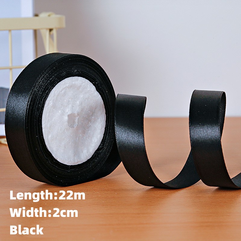 (2cm/25 yards/roll) Satin Ribbon Wholesale Gift Packing Christmas ...