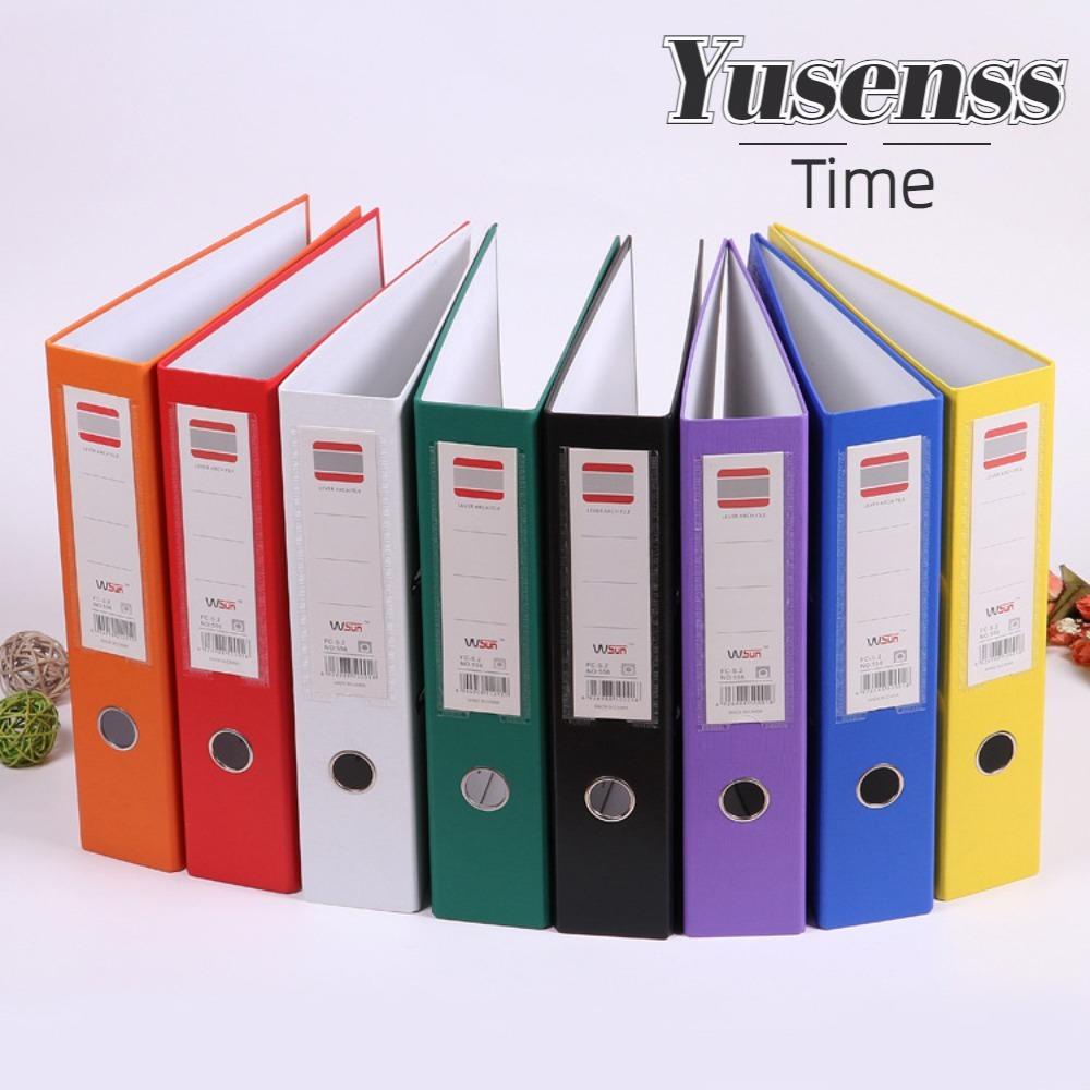 YUSENSS Lever Arch File, Folder 2 Ring A4 Binder Folders, Portable High ...