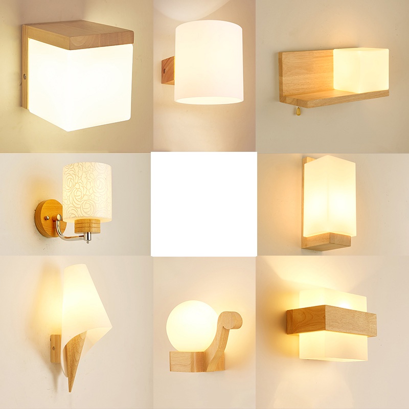 Creative Bedroom Wall Lamp Modern Indoor Wall Light Nordic Decorative ...