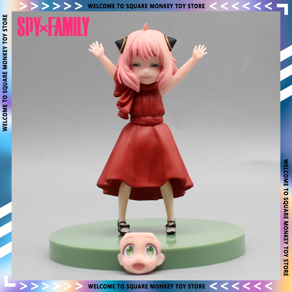 Spy X Family Figure 12cm Anya Forger GK Anime Figures Kawaii Girl Anya ...