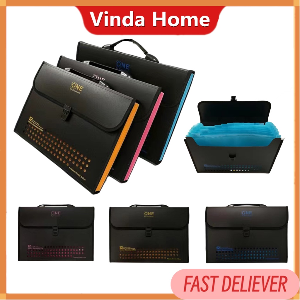 Expending File Holder with Botton Black Expendable Enevlope Filling ...