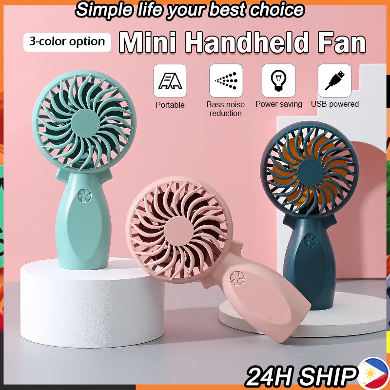 Portable Mini Rechargeable Fan Desk Fan Rechargeable Handy Fan Pocket ...
