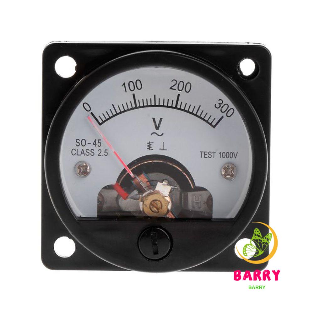BARRY Durable Pointer Voltmeter 0-300V Volt Tester Voltmeter Current ...