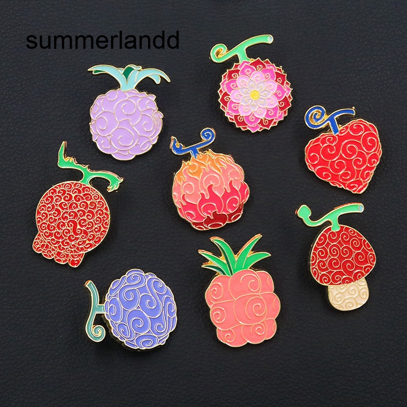 SL Cute Anime Brooch Cartoon Enamel One Piece New Personal Decoration ...