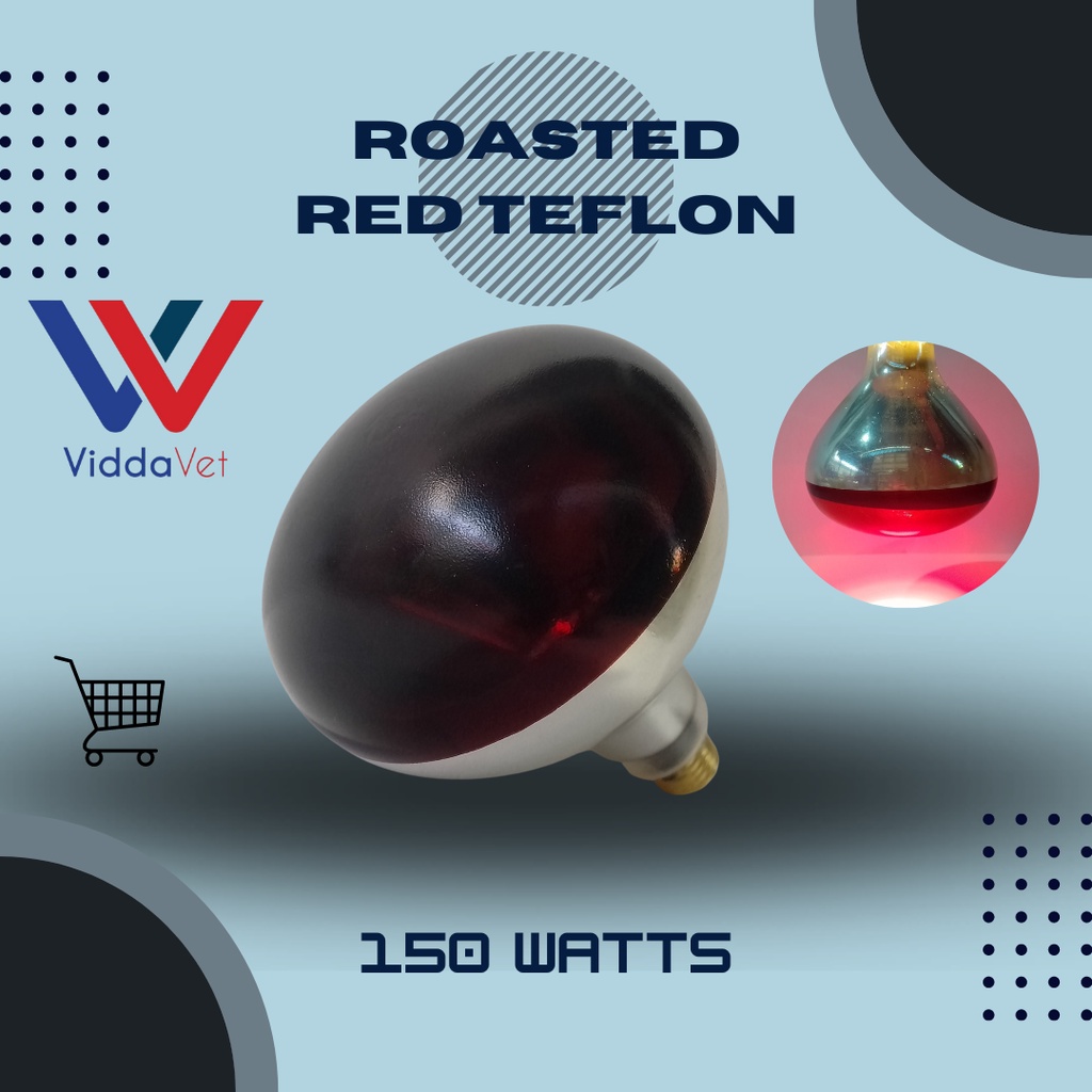 150watts Roast Red Teflon Bulb brooding Lamp for animals chick chicken ...
