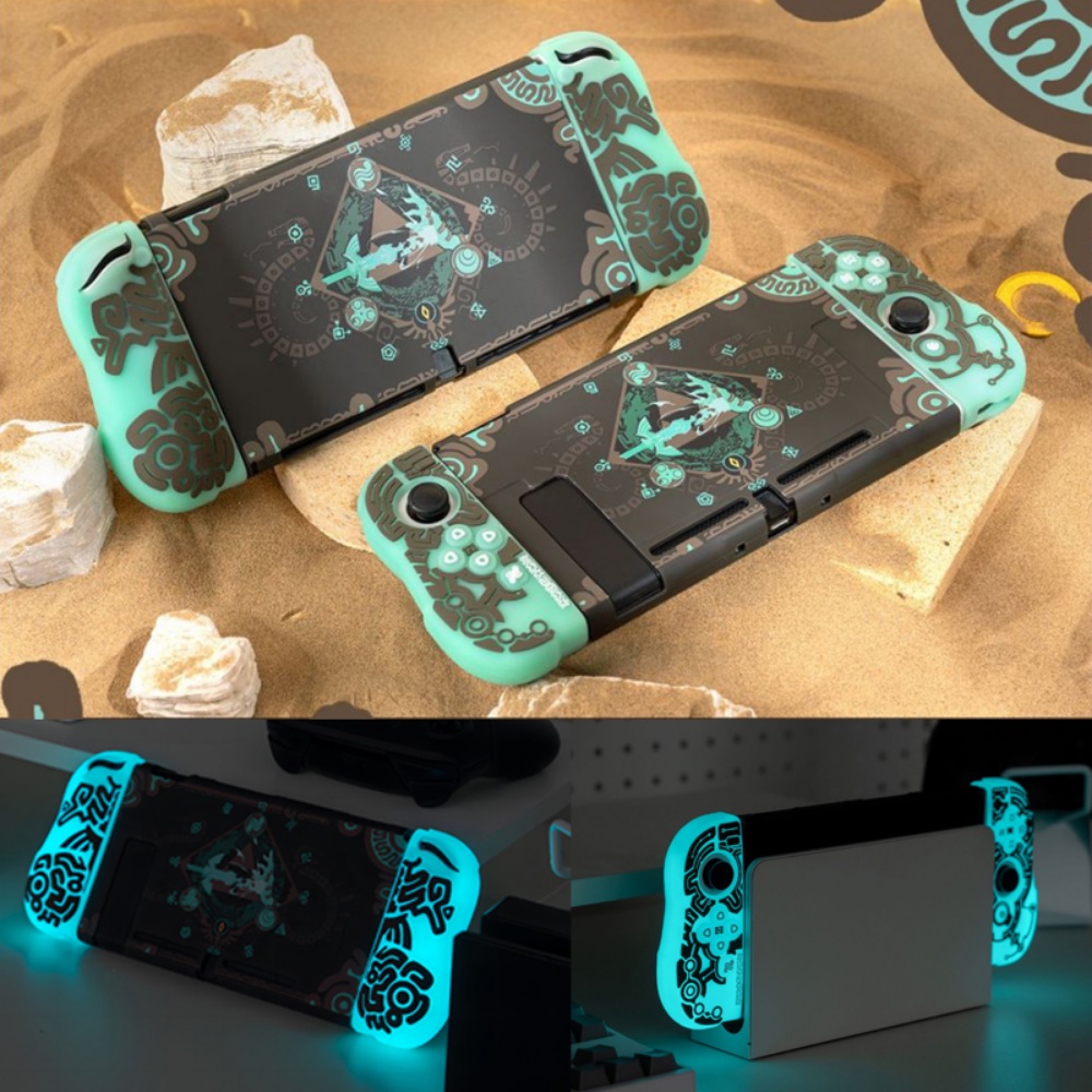 Luminous Hard Case Crystal Shell Protector Skin For Nintendo Switch/NS Oled Joy-Con Controller ...