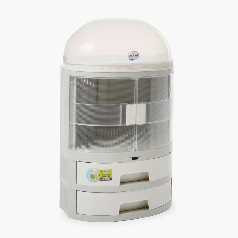 Orocan Queen 8727 2-Drawer Kitchen (White) | Shopee Philippines