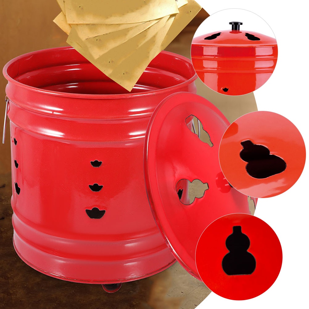 [READY STOCK] Camping Garbage Can Bucket Leaves Garden Incinerator Fire ...