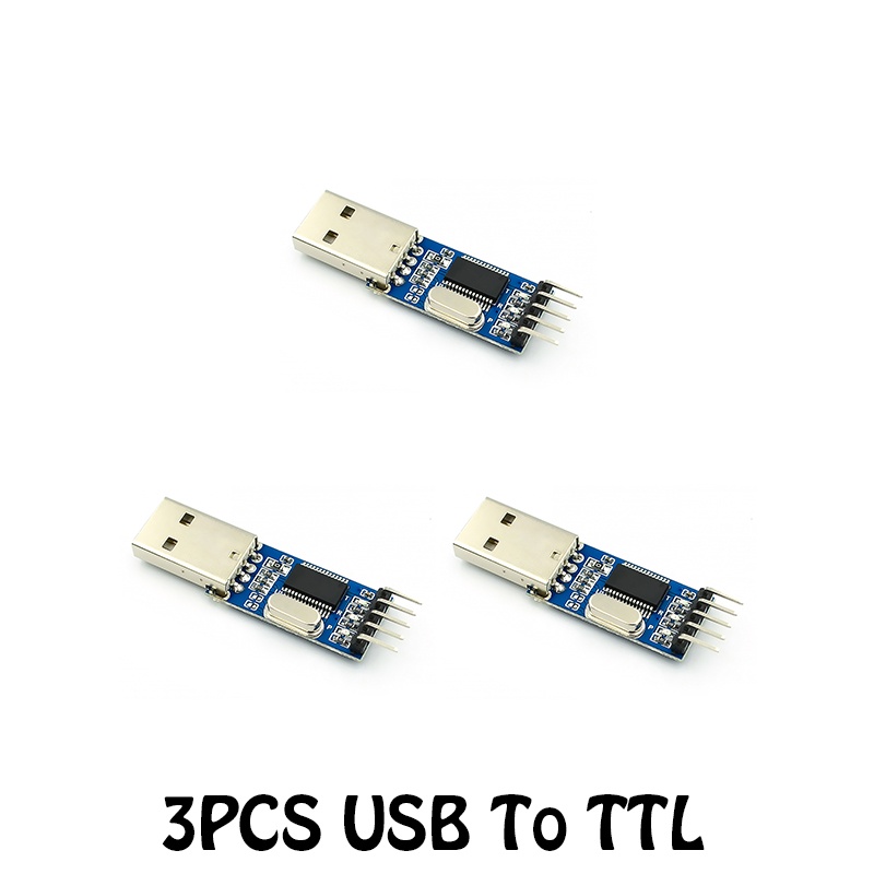 3PCS USB to RS232 TTL converter adapter module PL2303HX STC Microcontroller brush board | Shopee ...
