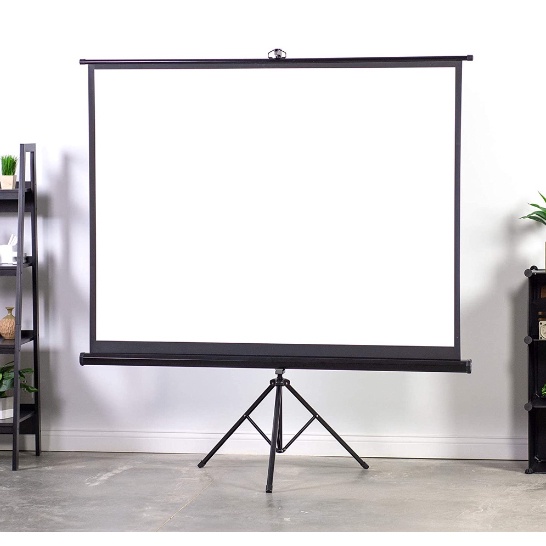 Simple Projector Screen Matte White Screen/ Tripod Stand projector ... Simple Projector Screen Matte White Screen/ Tripod Stand projector ...