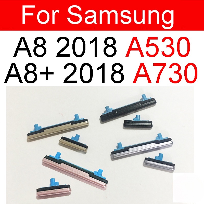 1set(2pcs) Power Volume Side Button For Samsung Galaxy A8 2018 A530 A8 ...