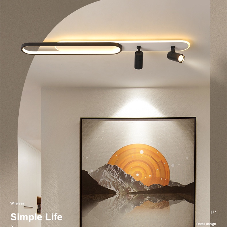 Modern Chandelier Ceiling Light Corridor Spot Light Track Spotlights ...