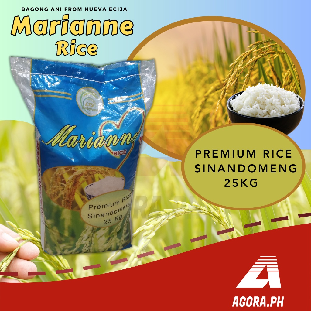 Marianne Rice Premium Rice Sinandomeng 25kg Bagong Ani from Nueva Ecija ...
