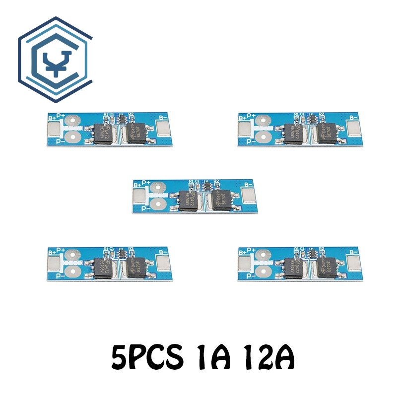 5PCS 1S 12A 3.2V lifepo4 BMS PCM Battery Protection Board against ...