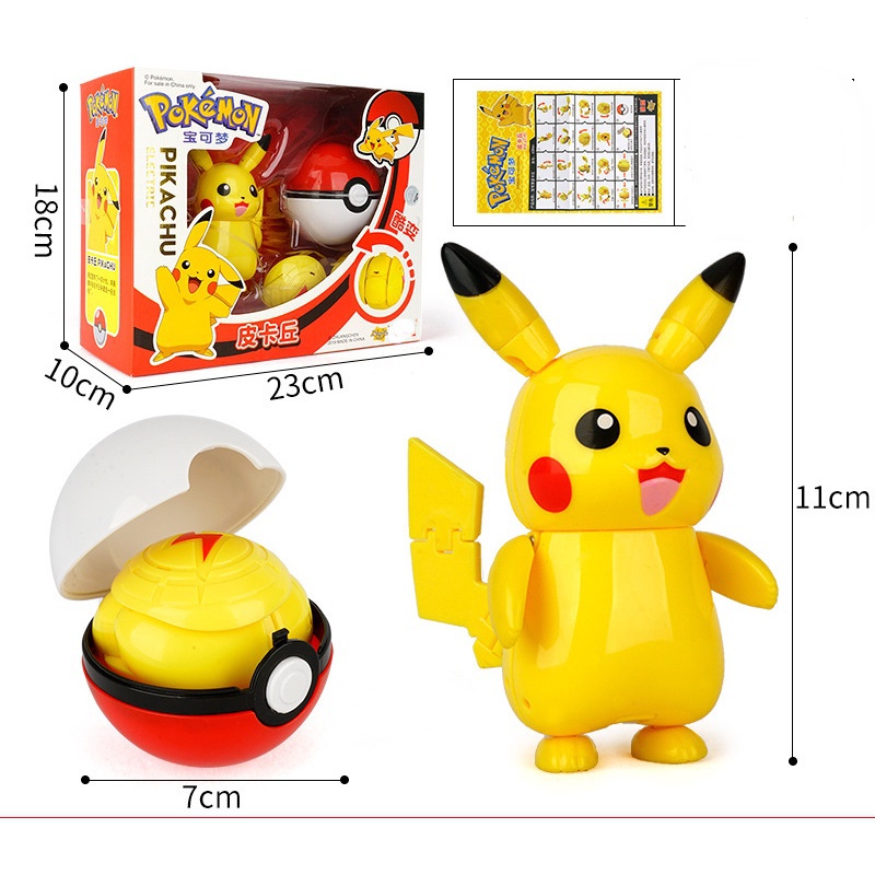 2023 New Genuine Pokeball Pokemon Box Set Anime Action Figure Model ...