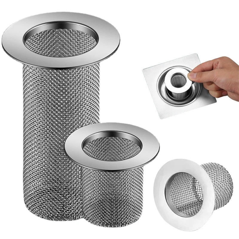 Stainless Steel Floor Drain Filter Mesh/Shower Floor Drain Stopper Anti ...