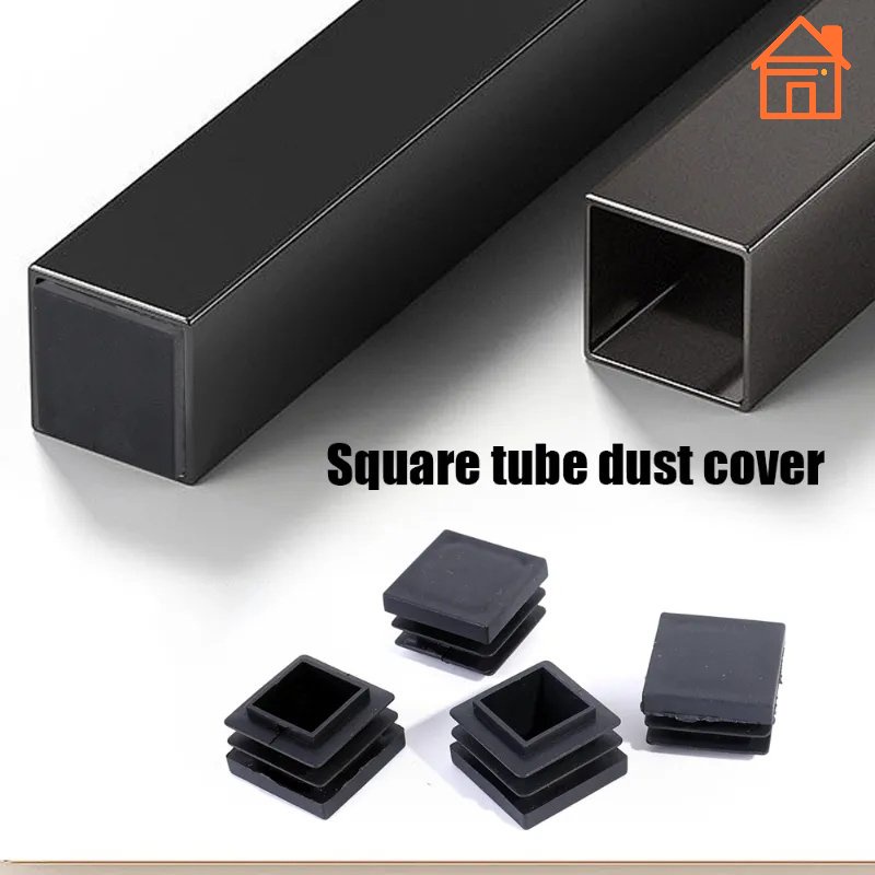 Square Tubing Plug/Hollow Tube End Cover Cap/Post Plastic Pipe Dust ...