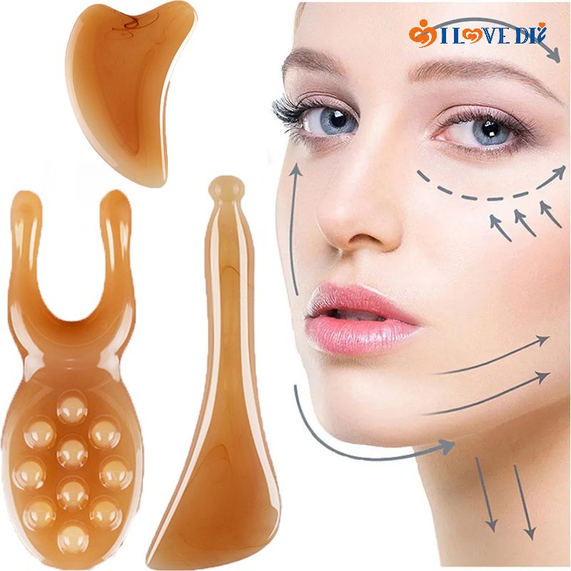 Nose Bridge Lifting Scraper/ Reduce Puffiness Resin Massage Board ...
