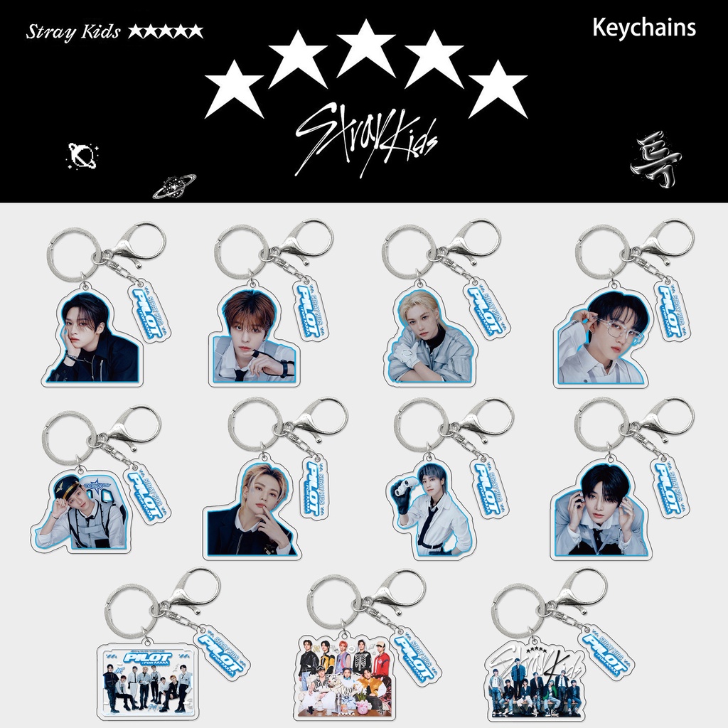 StrayKids Album 5-STAR Keychain Stray Kids FELIX HYUNJIN Pendant ...