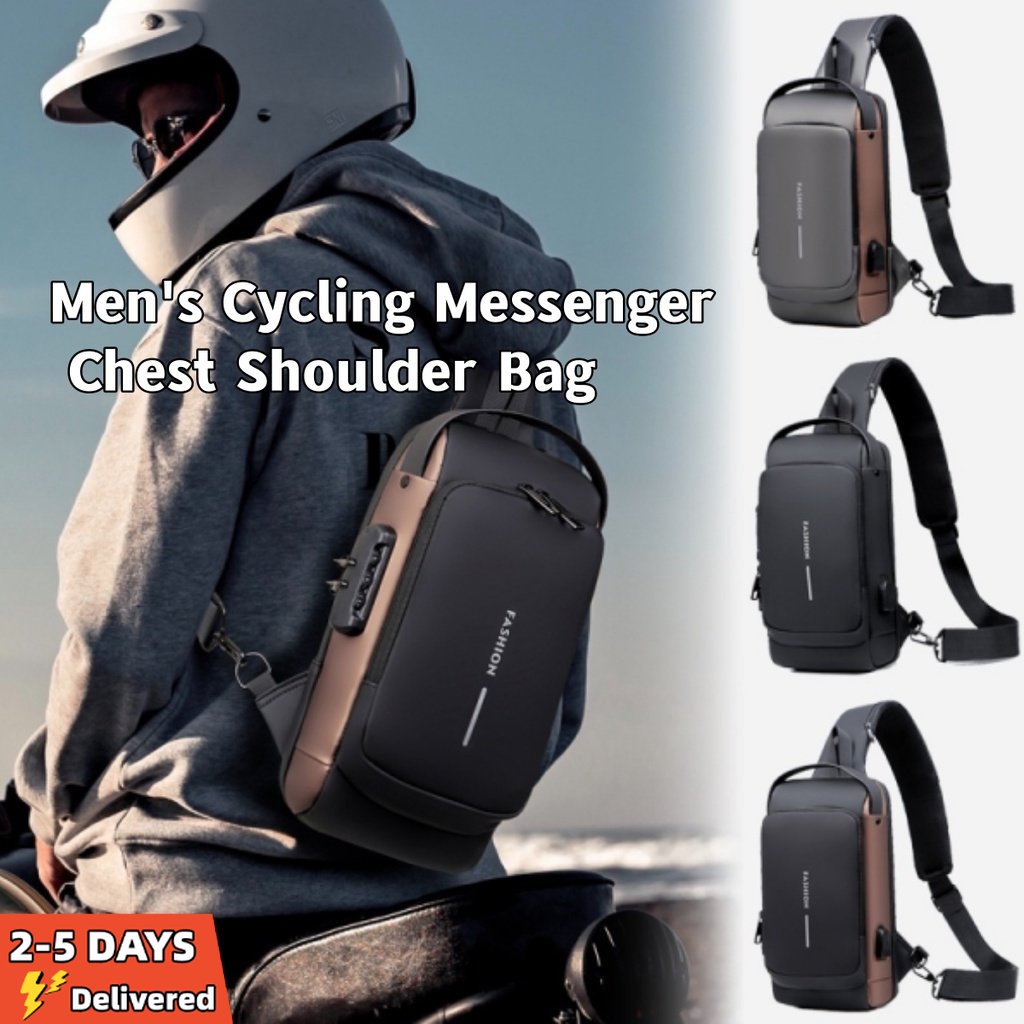 High Quality Men's Cycling Messenger Chest Shoulder Bag For Men ...