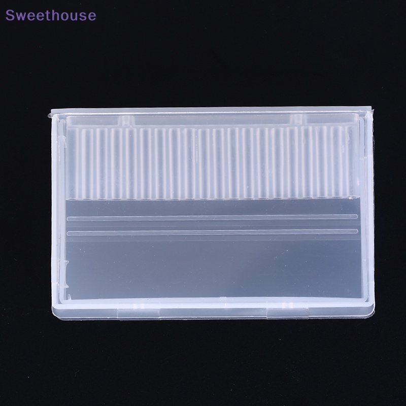 Sweethouse 20 hole nail drill bits box plastic display stand container ...
