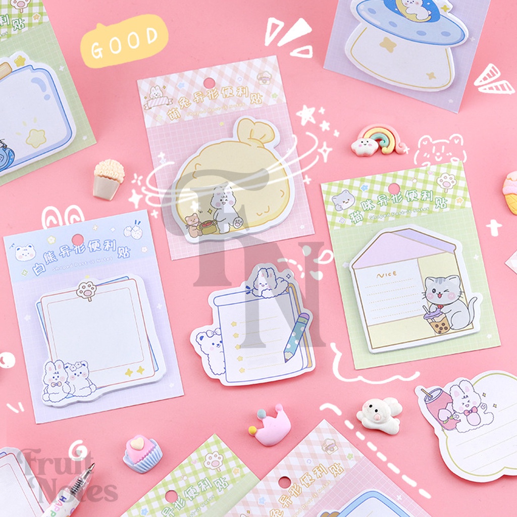 SN360 20 sheets Kawaii Rabbit Theme Sticky Notes | Shopee Philippines