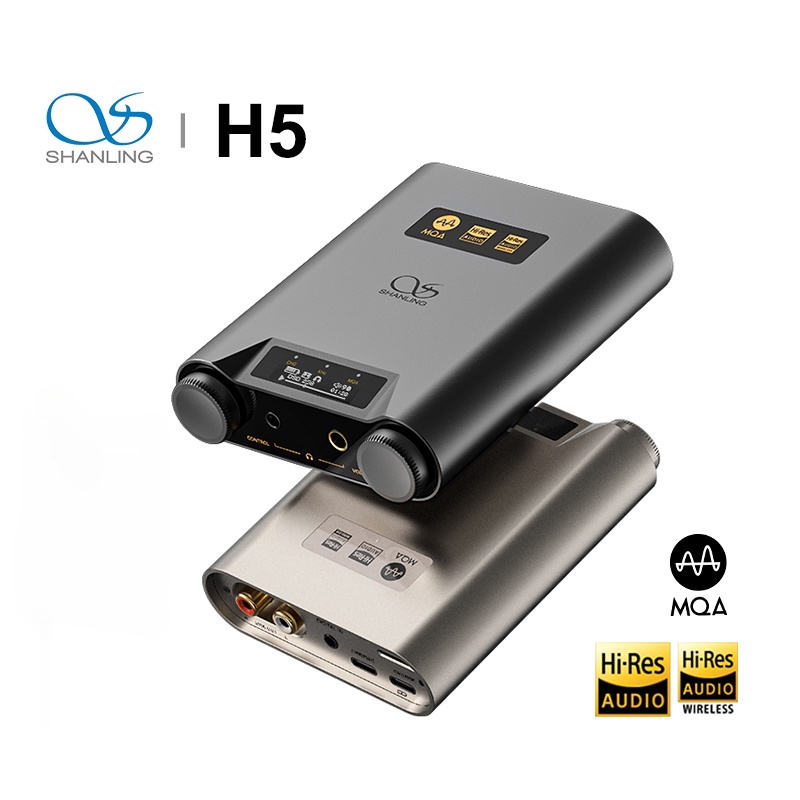 SHANLING H5 Hi-Res Audio Portable DAC Headphone Amplifier AMP dual ...