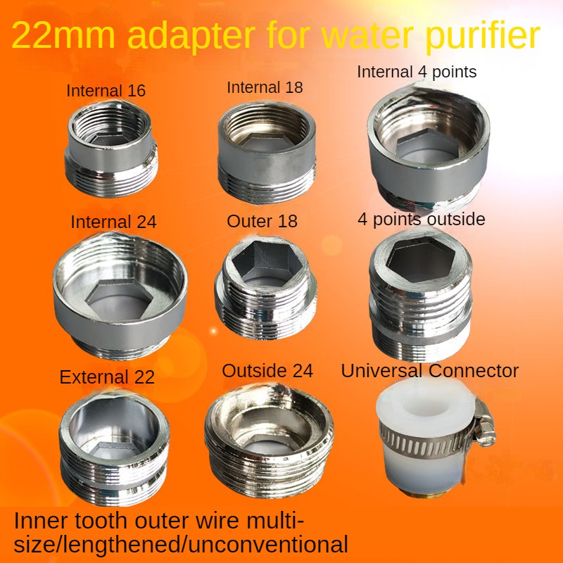 Faucet Adapter Internal Thread Connection Water Purifier 22mm Exterior ...