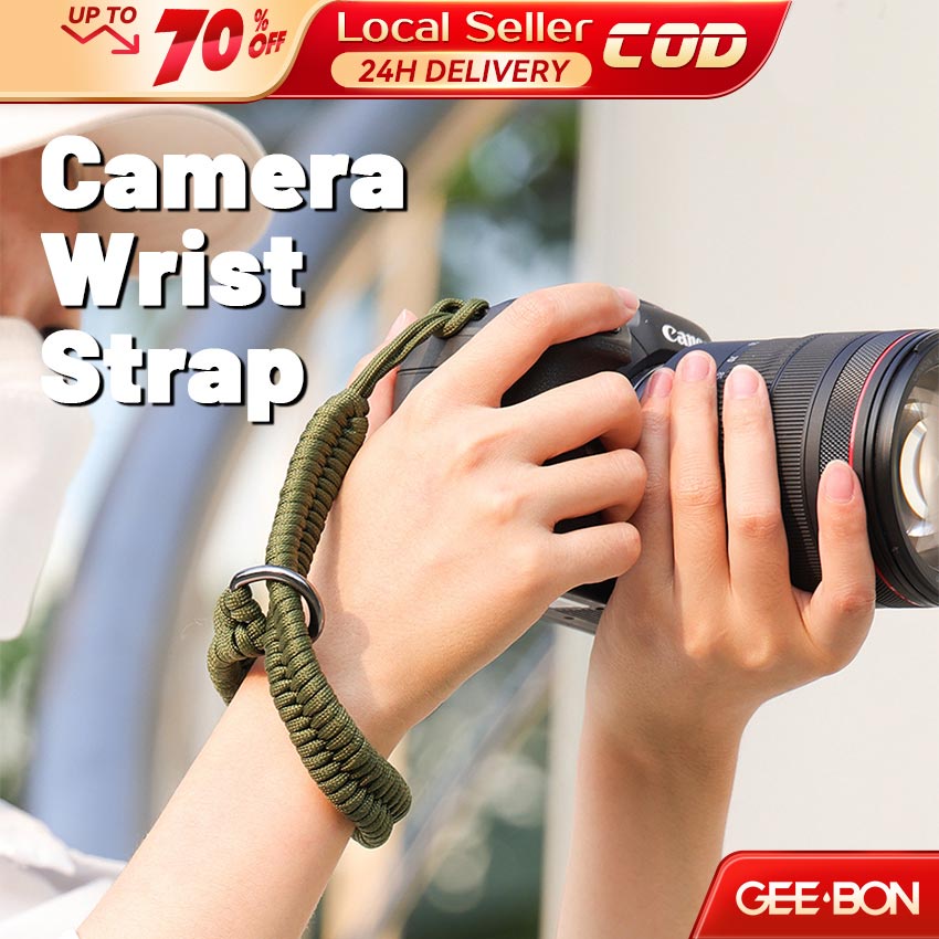 GEEBON Camera Wrist Strap Hand Grip Rope Wristband for Canon/Nikon DSLR ...