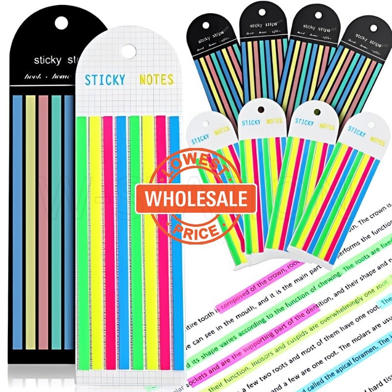 [Wholesale Price][Featured]160Pcs Transparent Fluorescent Index Tabs ...