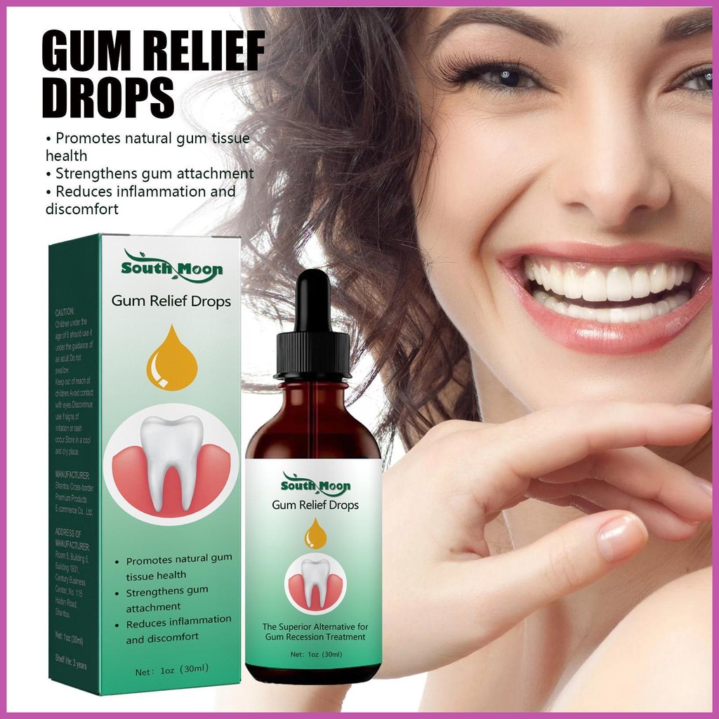 Gum repair drops to relieve periodontal blisters and care for gums oral cleaning care drops ...