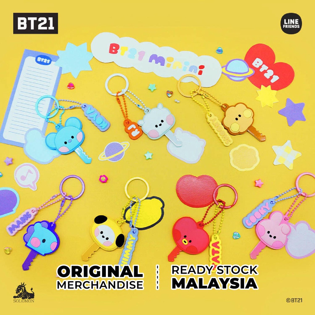 [OFFICIAL] BT21 Minini Key Cover BTS BT21 TinyTAN BangTan Kpop Merch | Shopee Philippines