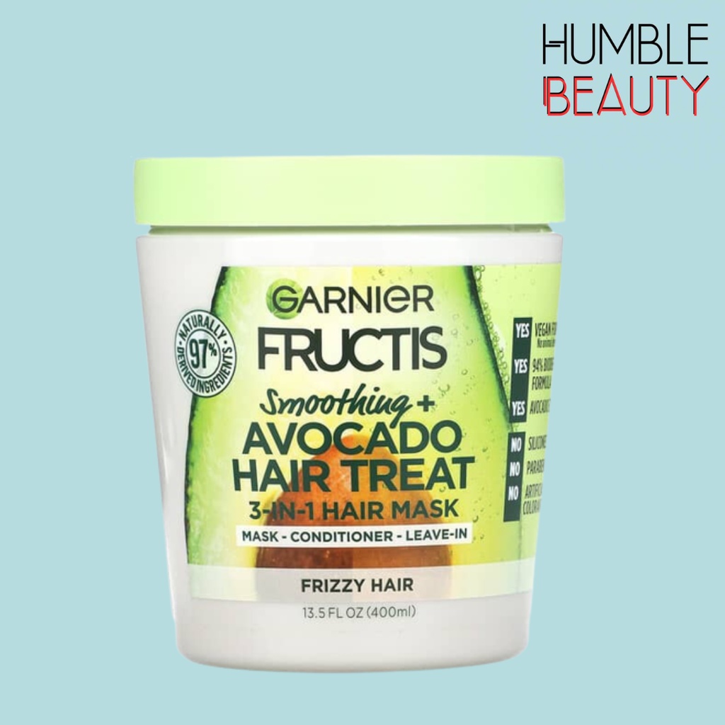 Humble Beauty | Garnier, Fructis, Smoothing + Avocado Hair Treat, 3-in ...
