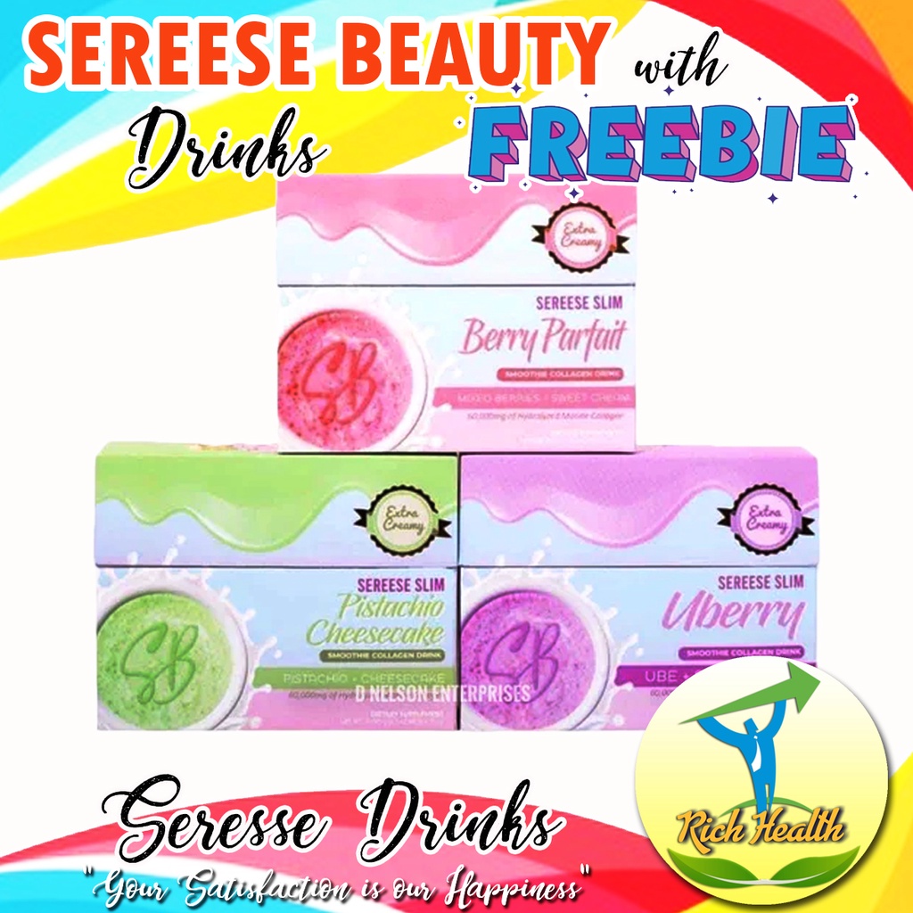 Sereese Slim Beauty Drinks 60,000mg Hydrolyzed Marine Collagen ...