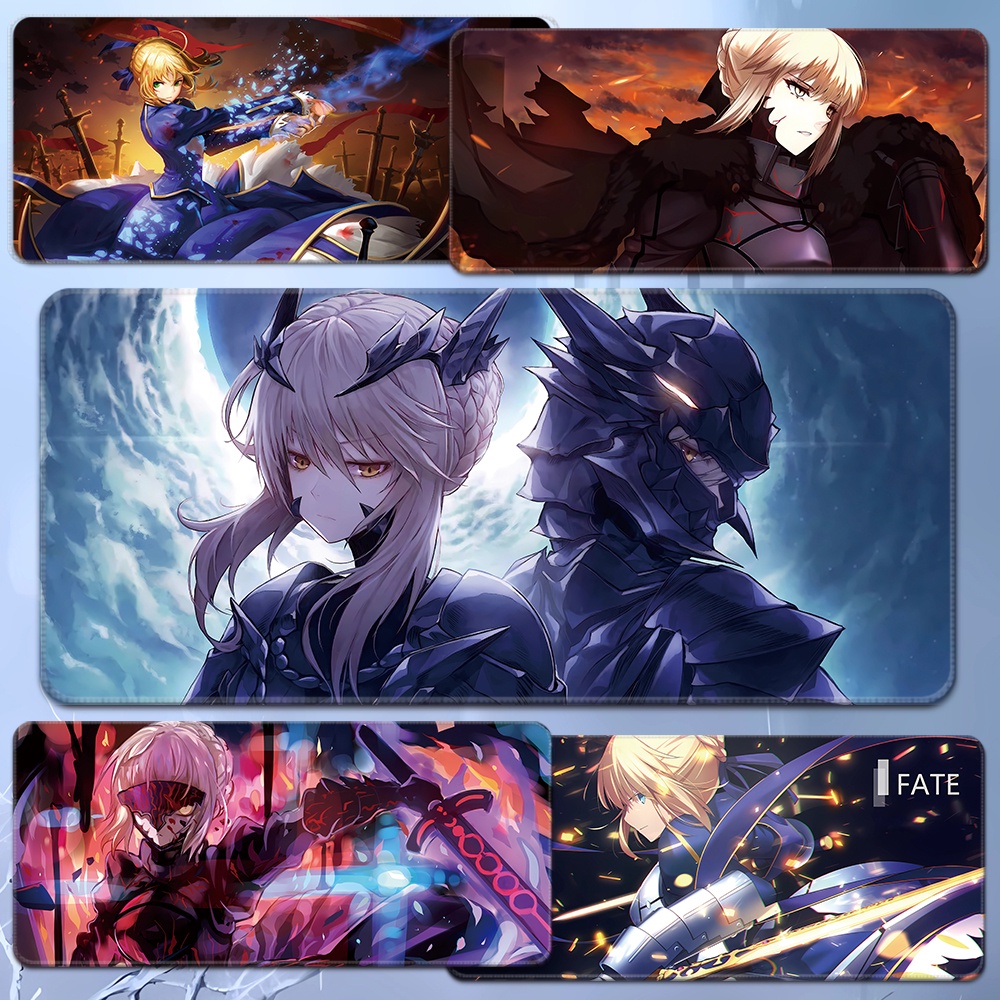 Fate mouse pad Saber Oversized Keyboard pad Altria Pendragon computer ...