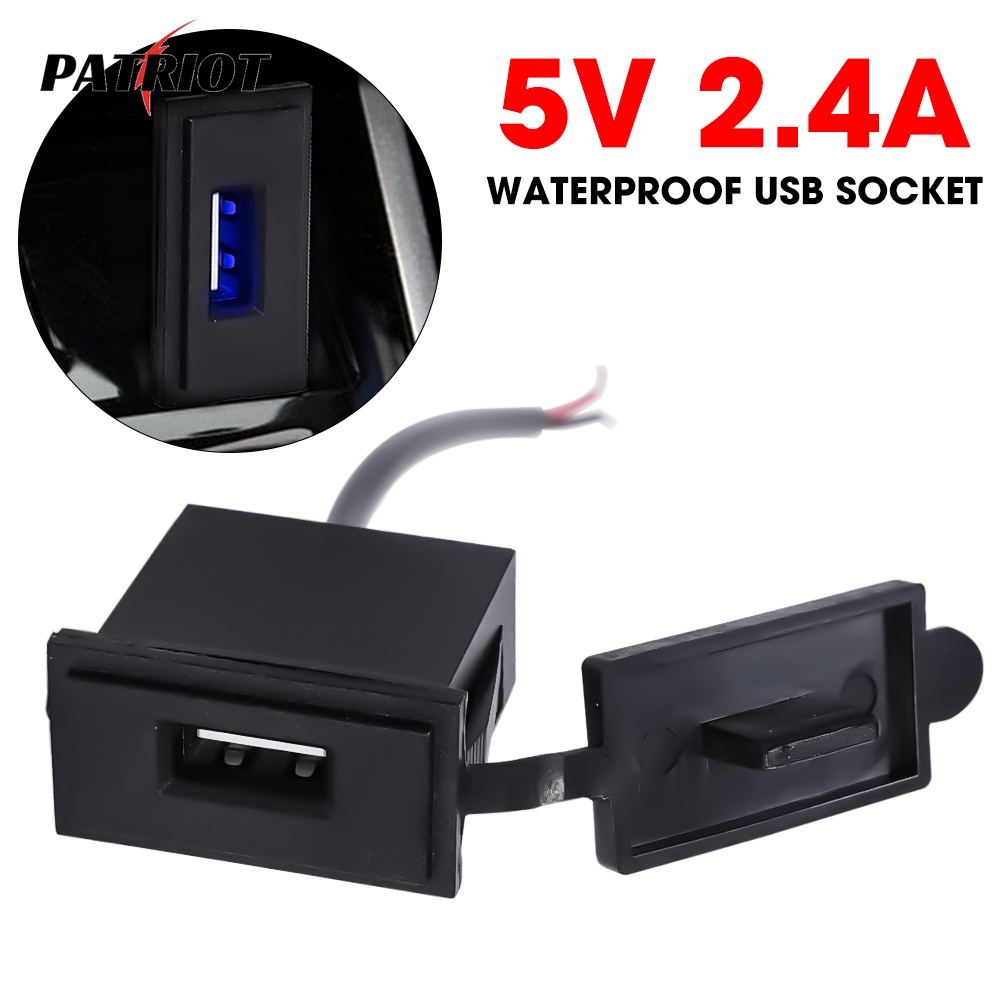 USB A Charging Port Connector / 12V/24V Single USB Car Charger Socket ...