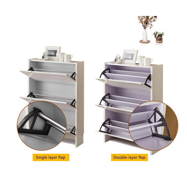 2Pcs Cabinet Flip Hinges 1/2/3 Layers Shoes Cabinet Hinge Rack ...