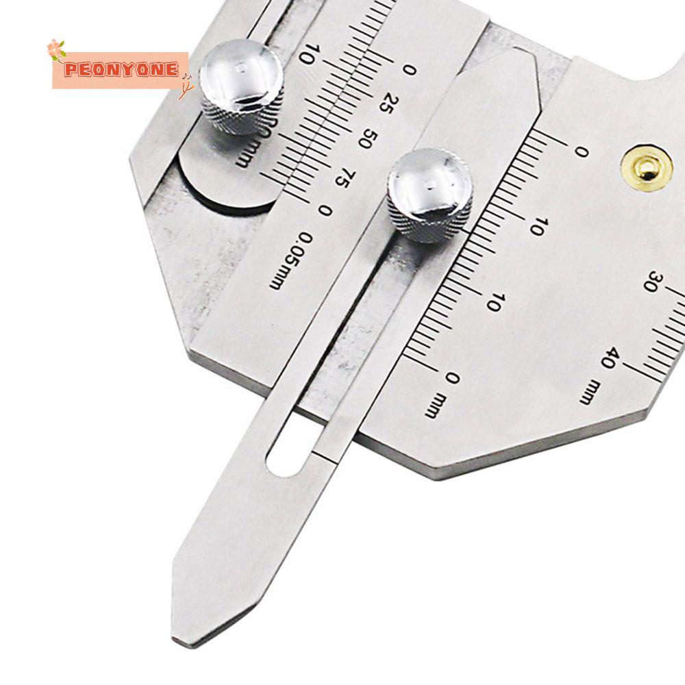 PEONYR Weld Gauge Inspection Ruler Height Welding Gauge Fillet Weld ...