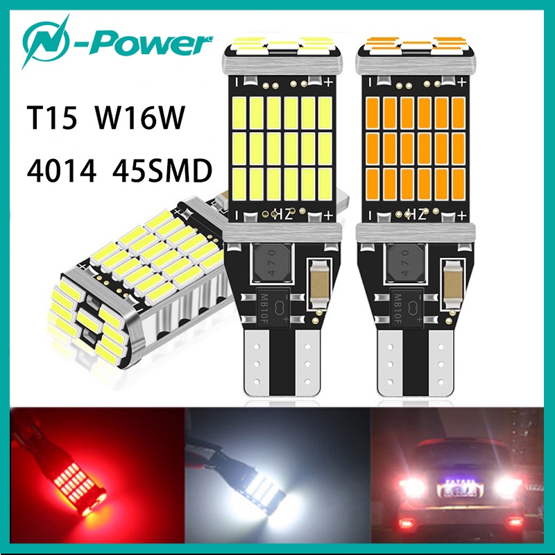 2Pcs High Power Auto Bulb T15 For Car Motorcycle Reverse Back Light ...
