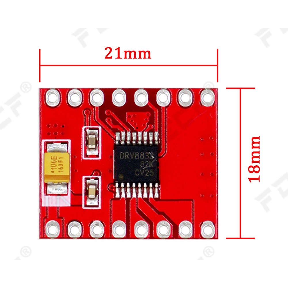 DRV8833 Dual Motor Driver 1A TB6612FNG for Arduino Microcontroller ...
