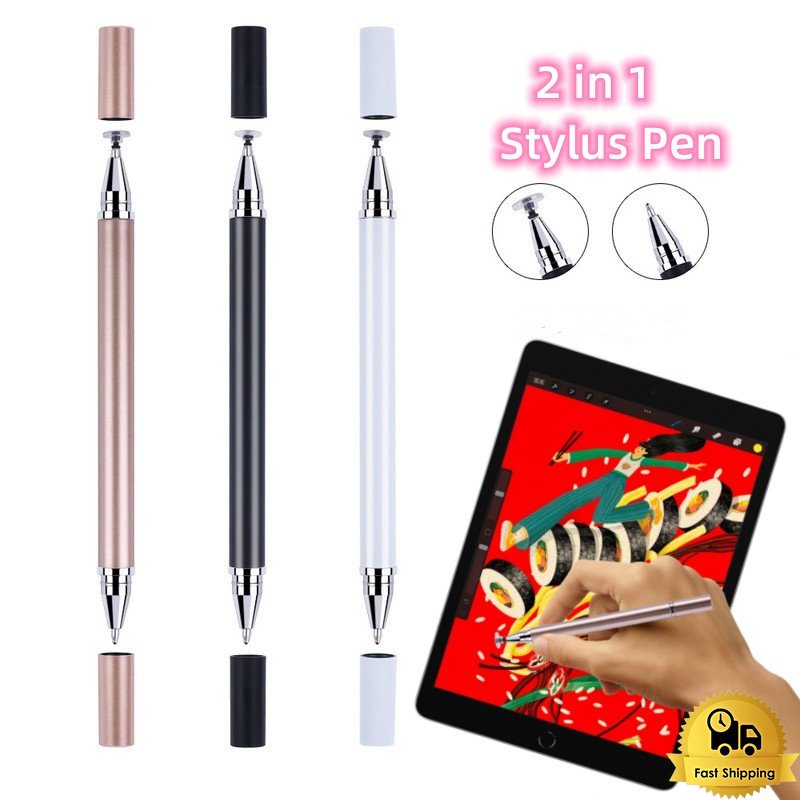 2 in 1 Stylus Pen Drawing Tablet Capacitive Screen Universal Touch Pen For Pencil Android Pad ...